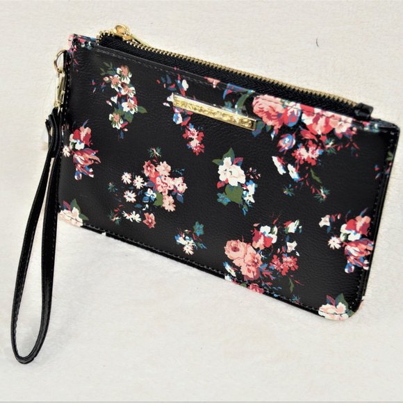 Bandolino | Bags | Nwt Bandolino Rfid Floral Print Wristlet | Poshmark